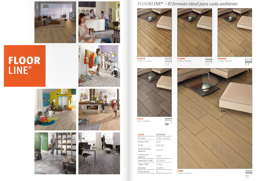 Distribución de Floorline en España, precios sin competencia