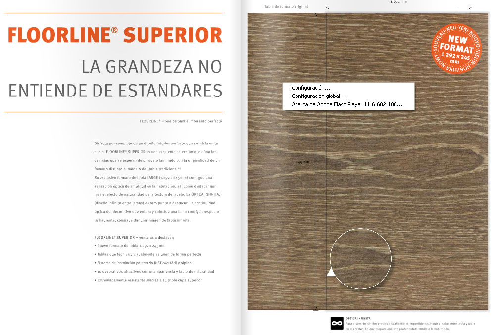 Distribución de Floorline en España, precios sin competencia